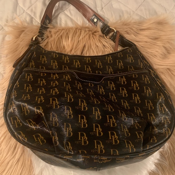 Dooney & Bourke | Bags | Dooney And Burke Black And Gold Bag | Poshmark